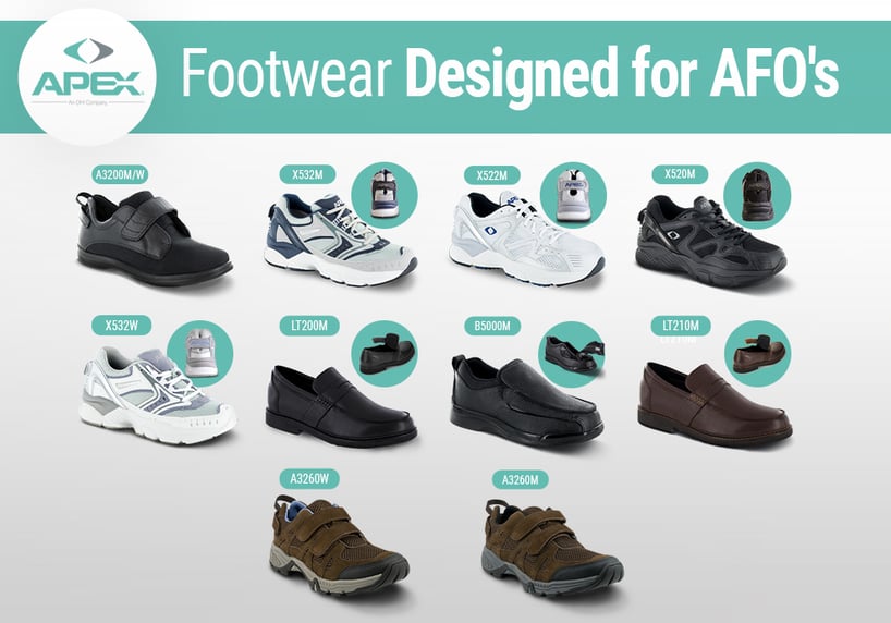 How to Select Footwear for Patients Wearing AFOs | APEX